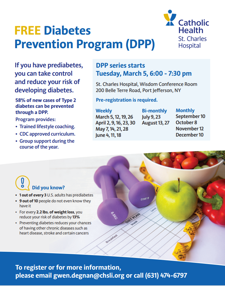 FREE Diabetes Prevention Program