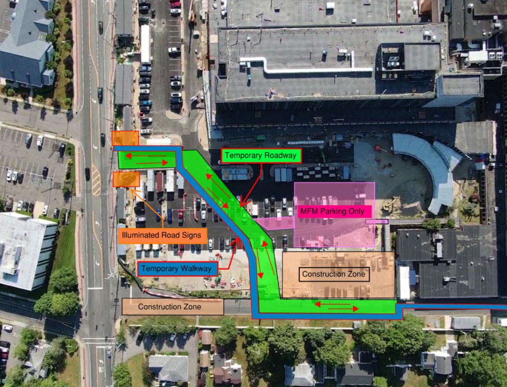Main Entrance and Parking Updates | Catholic Health Long Island