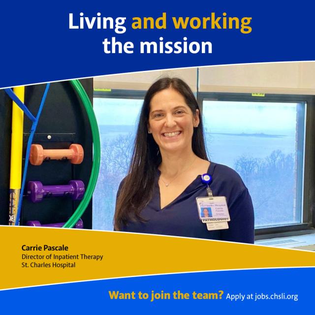 Living the Mission: Carrie Pascale | Catholic Health Long Island