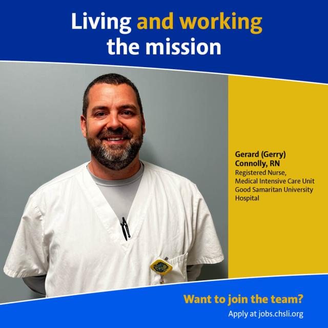 Living the Mission: Gerard Connolly | Catholic Health Long Island