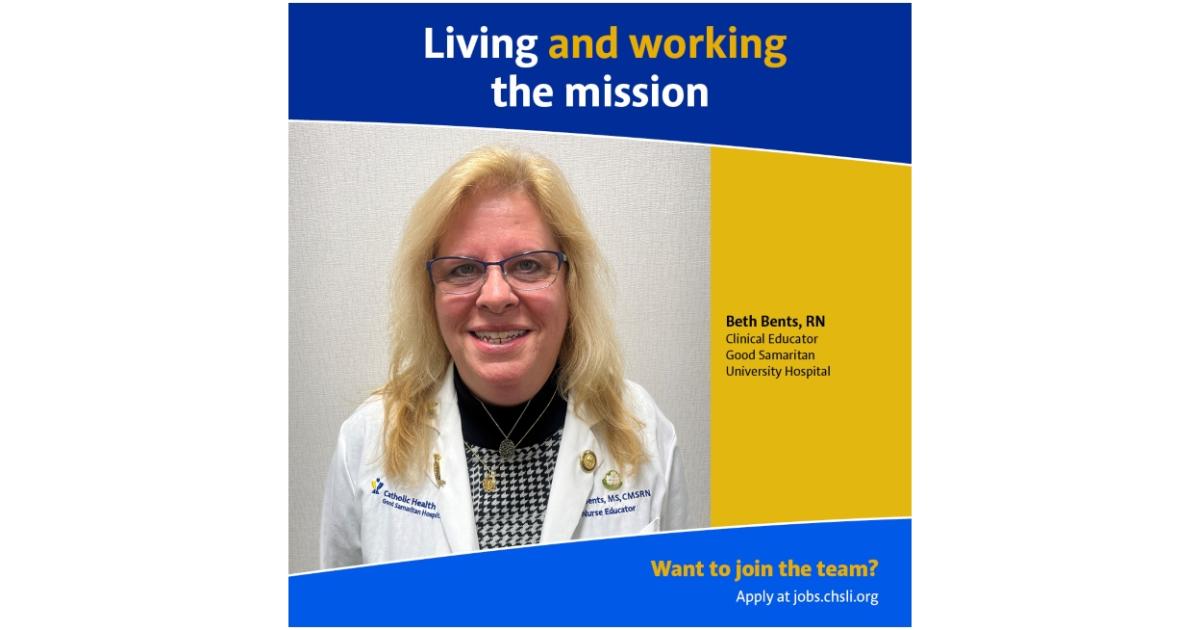 Living the Mission: Beth Bents | Catholic Health Long Island
